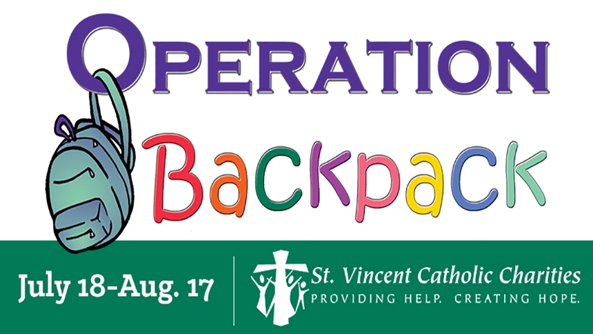 STVCC Operation Backpack | Diocese of Lansing