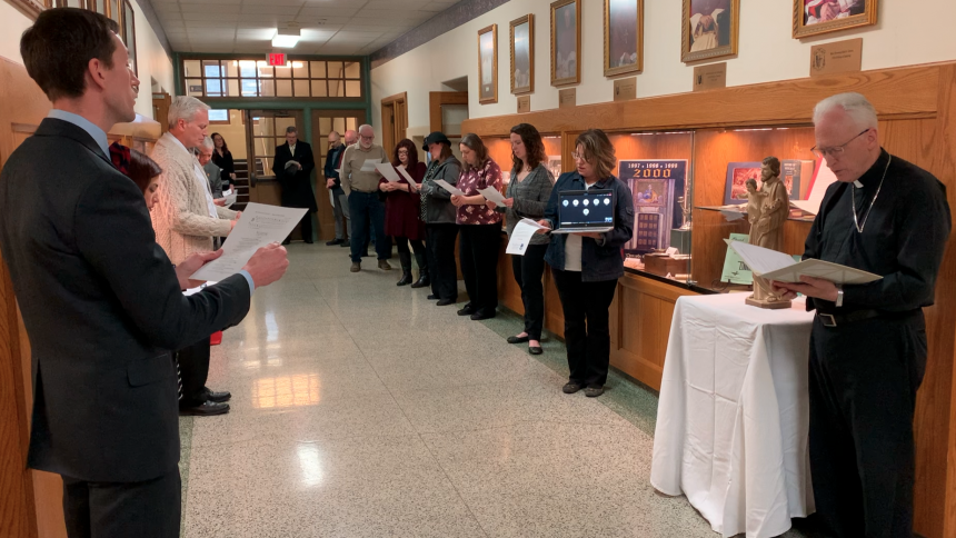 Watch: Saint Joseph Statue Blessing in Memory of Father David Hudgins ...